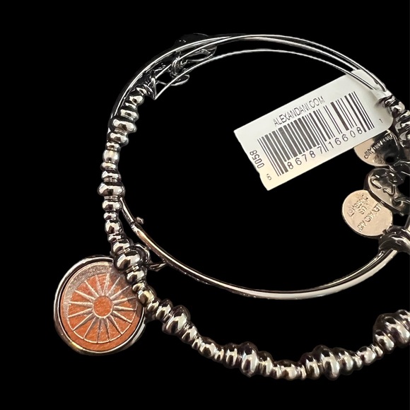 Alex and Ani | Jewelry | Alex And Ani Cosmic Balance Set Of 2 Midnight Silver | Poshmark